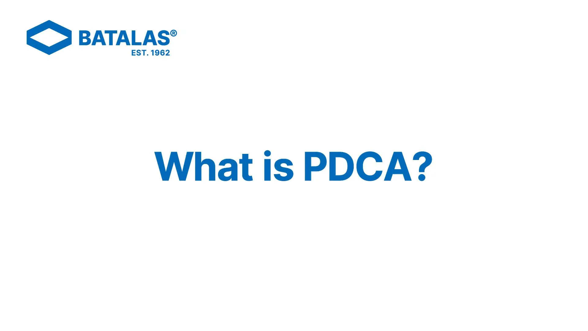 What Is Pdca Batalas